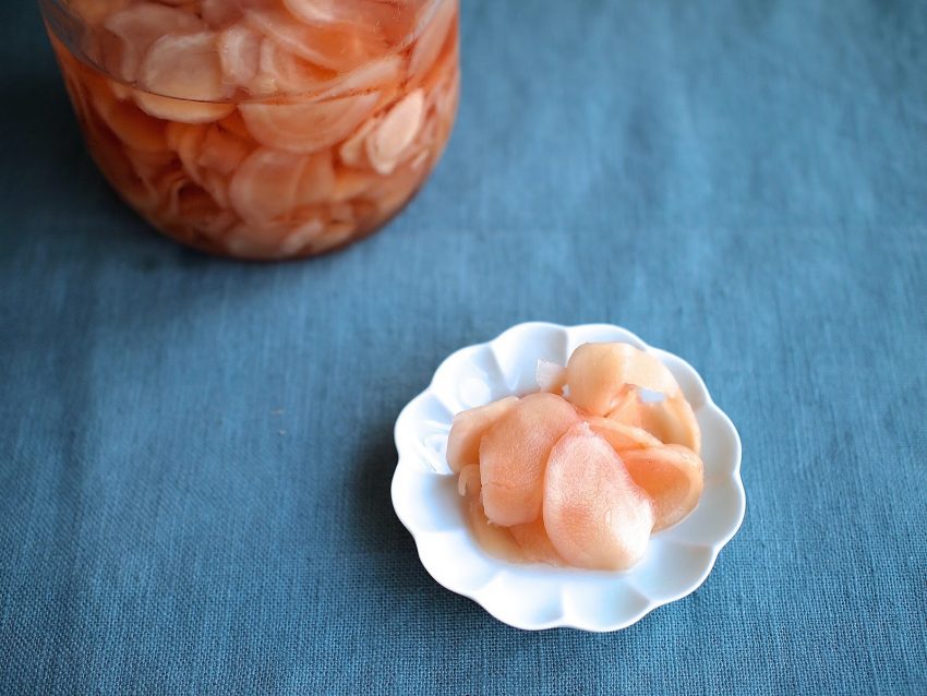 Gari (Japanese Pickled Ginger) for Sushi Recipe - Japan Food Style