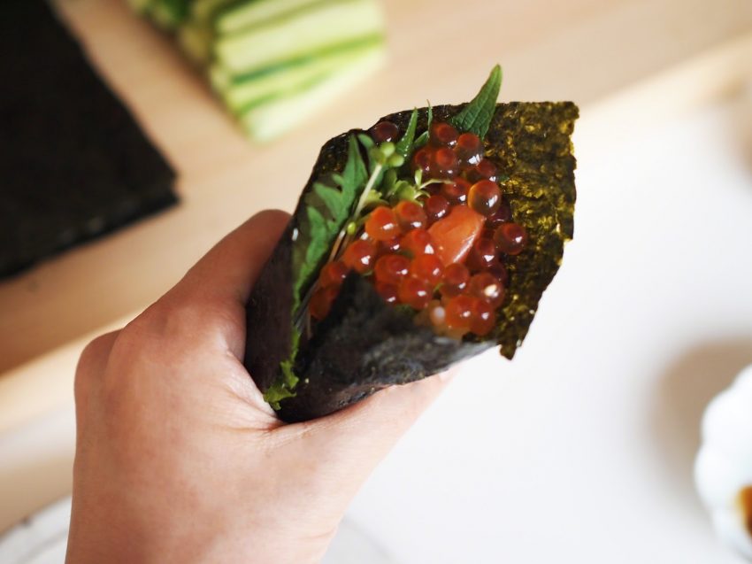 Temaki Sushi (Hand Roll) Recipe – Japan Food Style